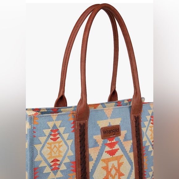 Bags | Nwt Wrangler Tote Bag Western Purses Shoulder Available In Blue ...